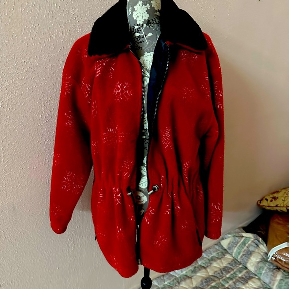Tsunami | Jackets & Coats | Snow Ski Jacket Red With White Snow Flakes ...